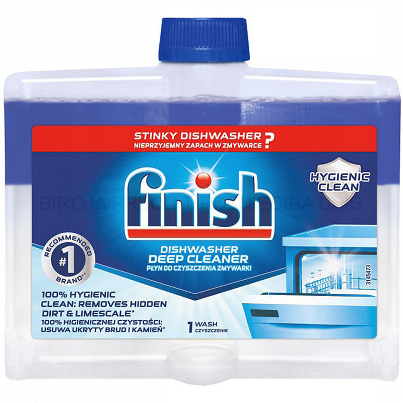 Līdzeklis trauku mazgājamo mašīnu tīrīšanai Finish, Reckitt Benckiser ...